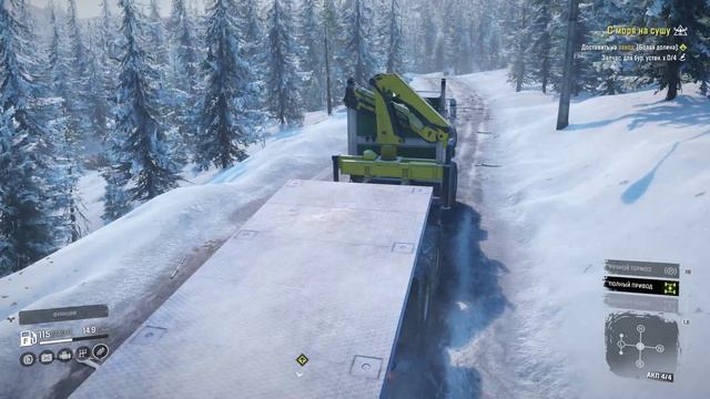 прохождение Snowrunner Аляска (США) часть 24 без комментариев