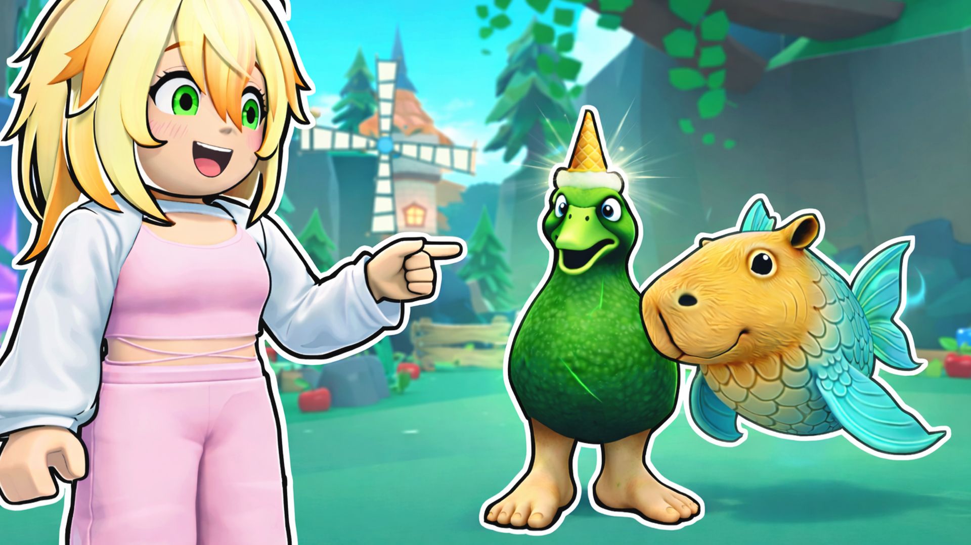 ПОДАРОК от АДМИНА 😱 Фишибара и Паперадо Авокадо в Brainrot Evolution в Роблокс | БлокиТоки