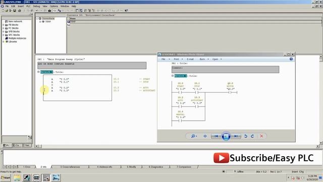 3_ Учебное пособие по программированию на языке STL Step 7 PLCSim Часть #3 для начинающих из серии П