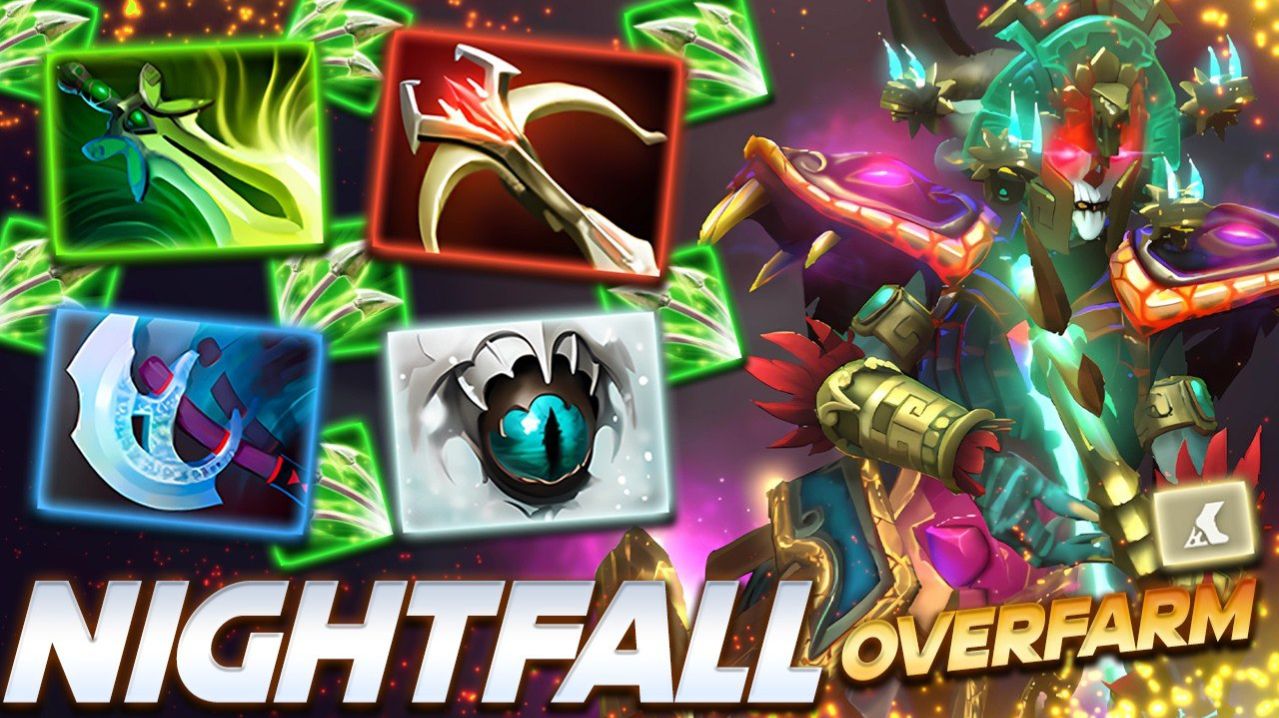 Nightfall Medusa Overfarm — профессиональный геймплей в Dota 2 [Смотри и учись]