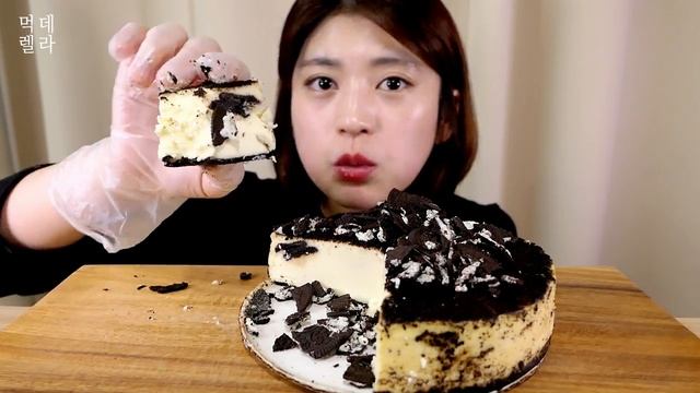 필라델피아 치즈케이크 오레오 ASMR 리얼 사운드 먹방 _ PHILADELPHIA CHEE