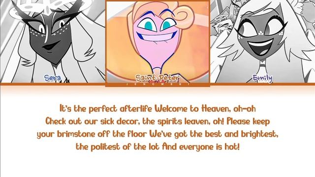 Hazbin Hotel "Welcome to heaven" (Lyrics)
