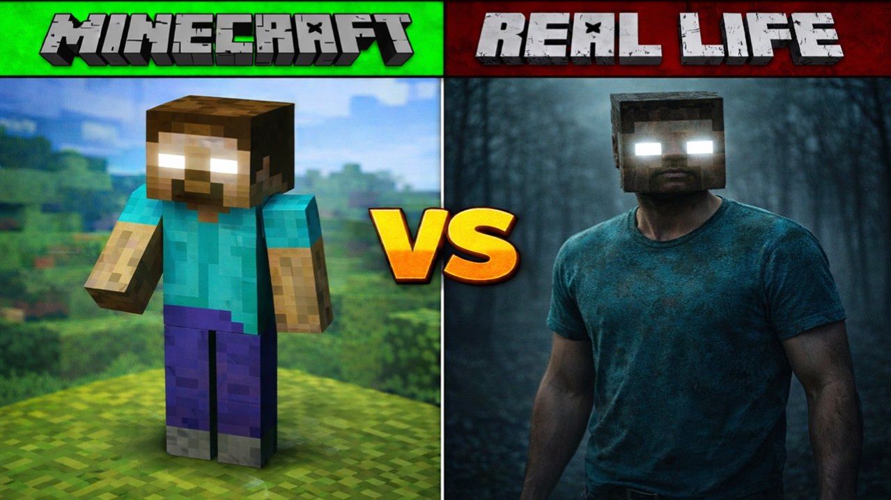 ПЕРСОНАЖИ ИГРЫ MINECRAFT В РЕАЛЬНОЙ ЖИЗНИ! МАЙНКРАФТ IN REAL LIFE! РЕАКЦИЯ! 😼🙀😾