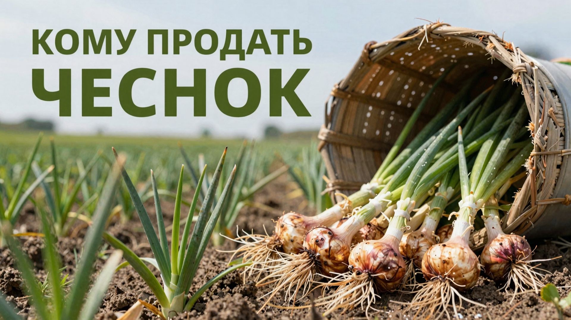 Кому продать чеснок и быстро заработать. Реализация чеснока в России.