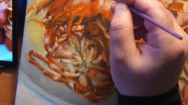 Картина маслом _ раки.2