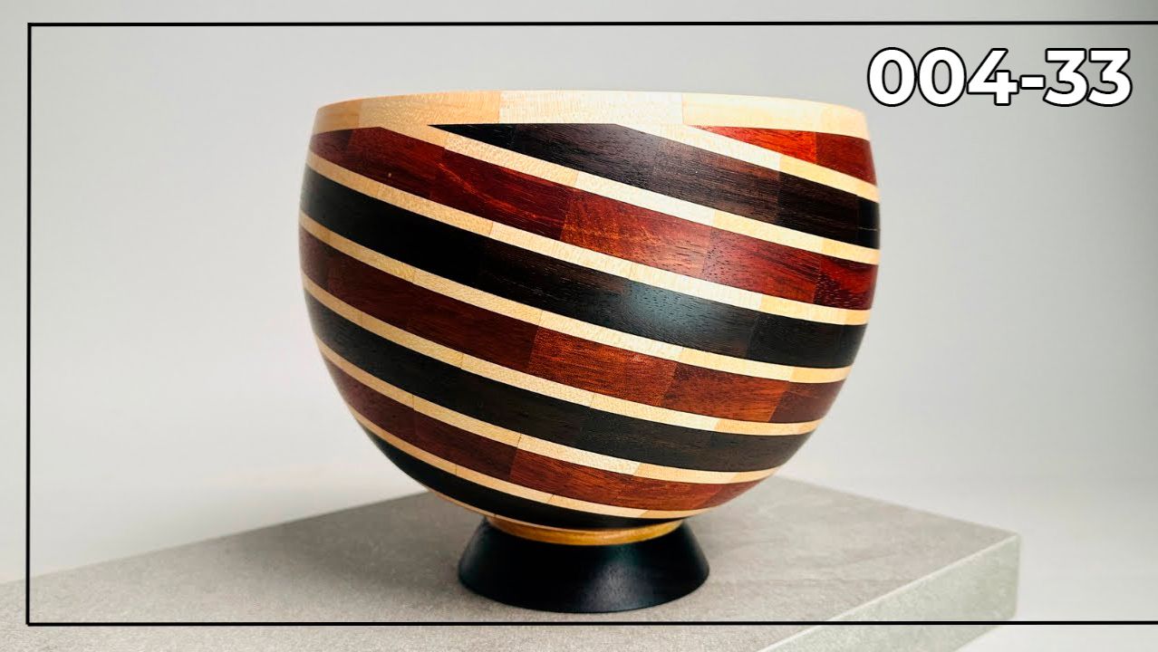 Чаша из дерева своими руками Сегментное точение по дереву Токарные работы по дереву для начинающих