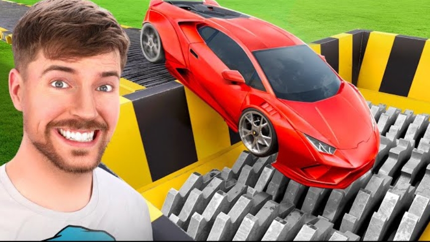 Lamborghini против измельчителя. Мистер Бист.