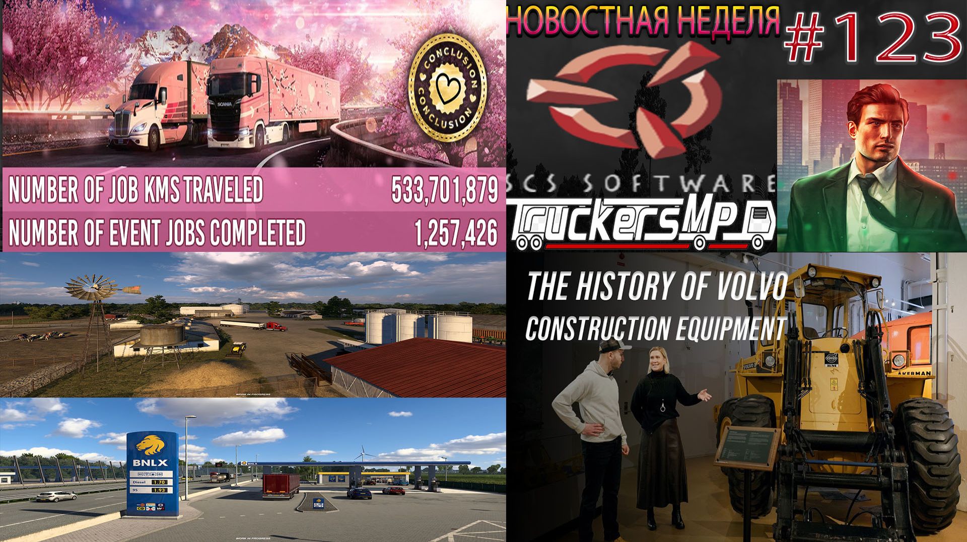 Не пропустите! Новости недели #123: ETS 2 и ATS. Конвои TruckersMP.