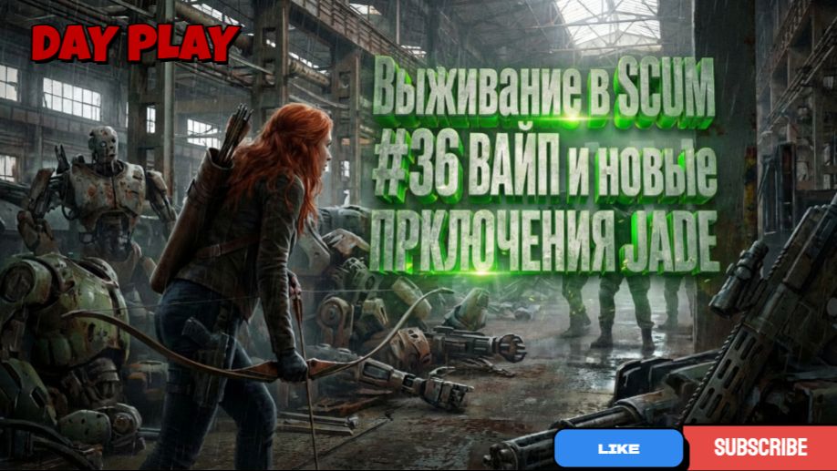 Выживание в SCUM #36 ВАЙП и новые ПРКЛЮЧЕНИЯ JADE
