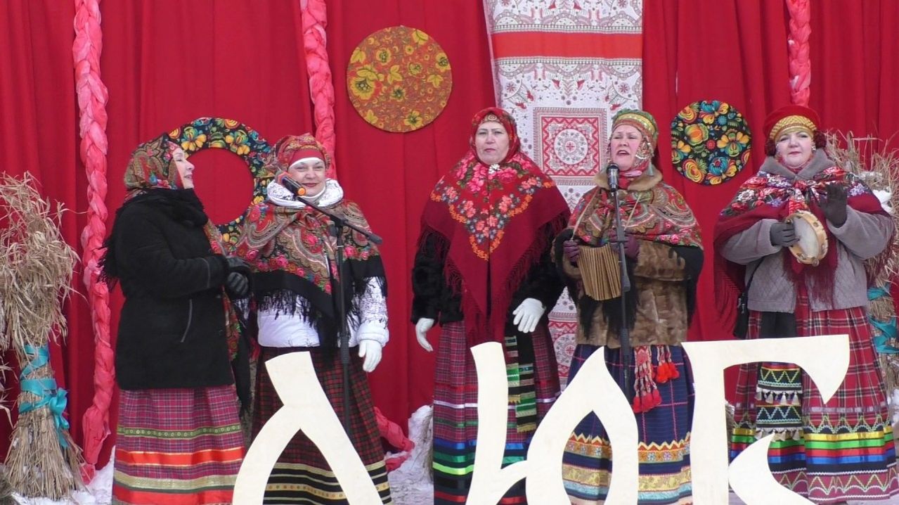 Масленица в парке "Ёлочки". Павловские узоры - "Барыня-сударыня" (22.02.26)