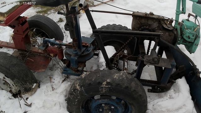 трактор из бензопилы УРАЛ