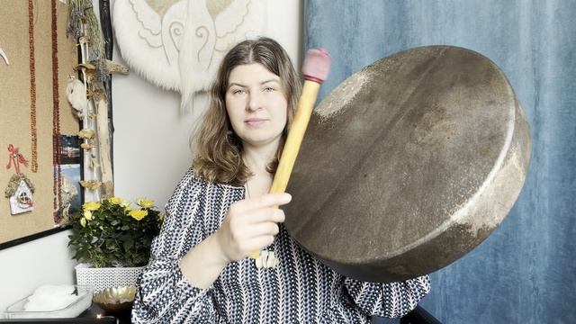 Бубен с драконом