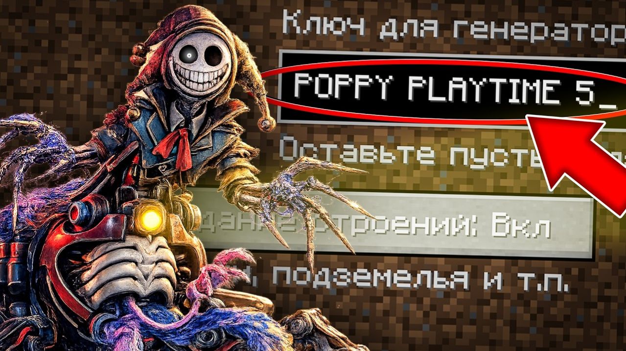 НИКОГДА НЕ ИГРАЙ НА СИДЕ ПОППИ ПЛЕЙТАЙМ 5 МАЙНКРАФТ! СТРАШНЫЙ СИД ПРОТОТИП MINECRAFT