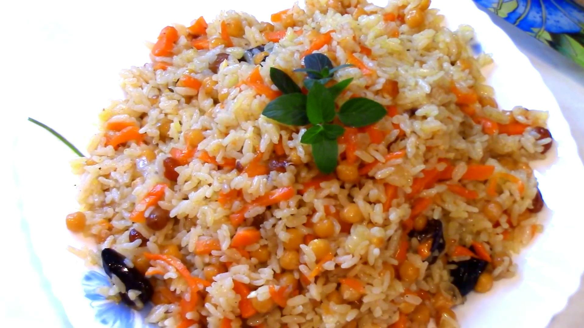 Плов без мяса, постный рецепт.