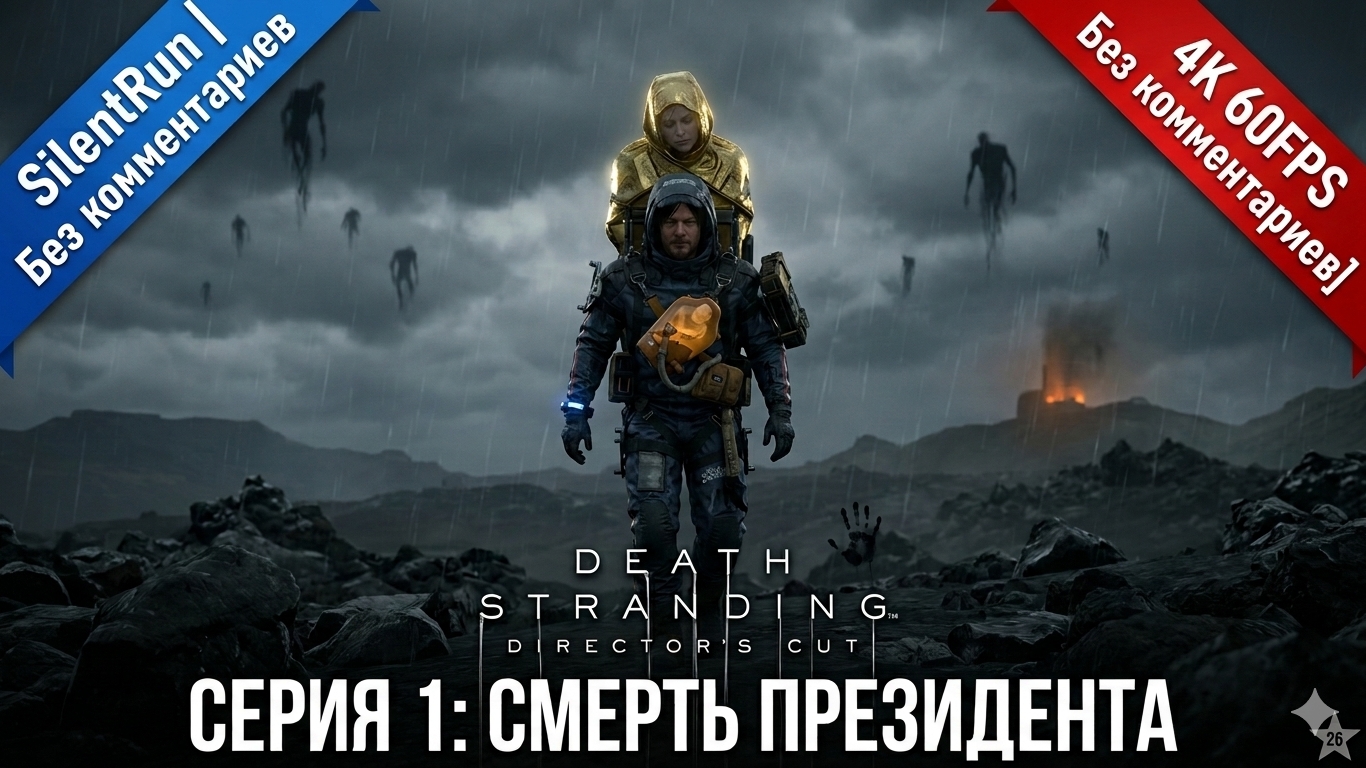 Death Stranding Director's Cut — Пролог и Смерть Президента | Серия 1 [4K 60FPS Без комментариев]
