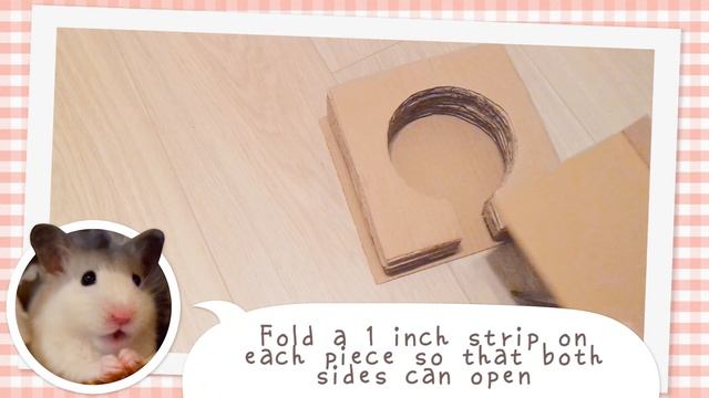 Суперпростой гнездовой ящик из картона ☆HAMSTER DIY☆