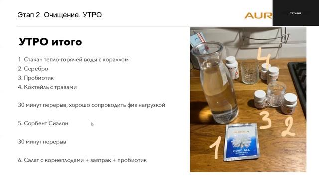 2й этап. Часть 2. Порядок приема. Питание