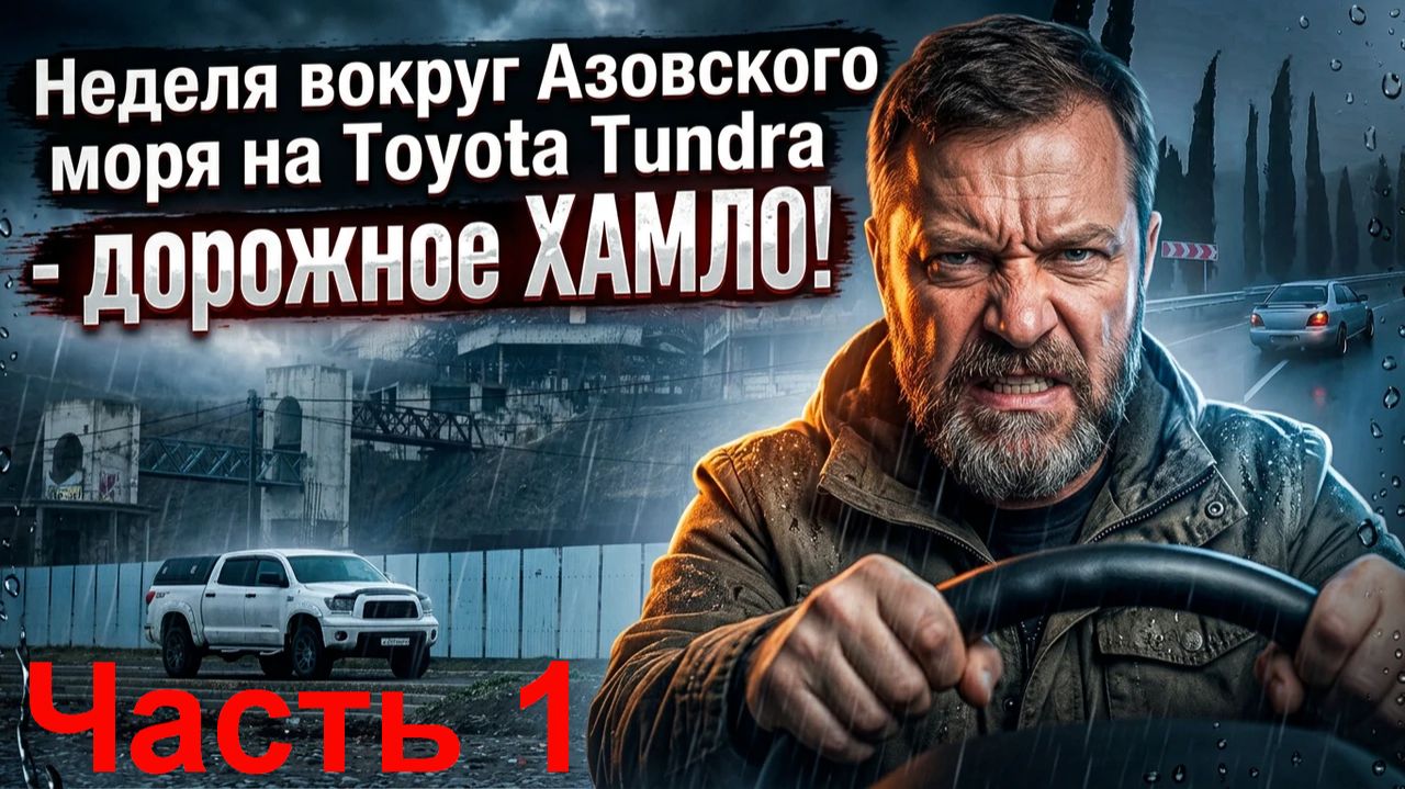 Неделя вокруг Азовского моря на Toyota Tundra — дорожное ХАМЛО! часть 1