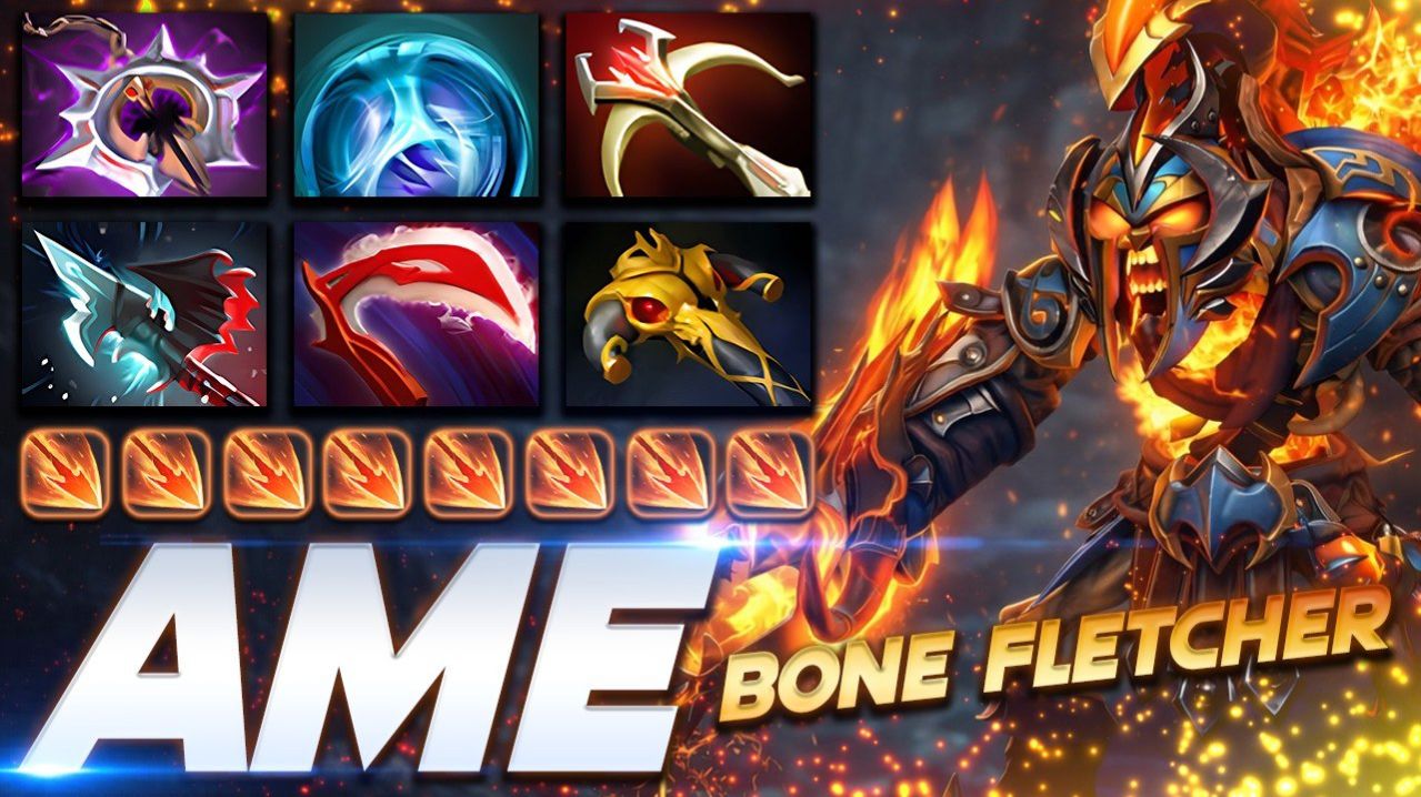 Ame Clinkz Bone Fletcher — профессиональный геймплей в Dota 2 [Смотри и учись]