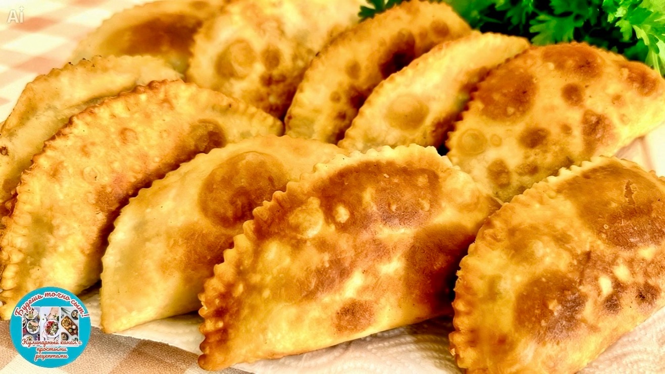 Хрустящие чебуреки с сочной начинкой