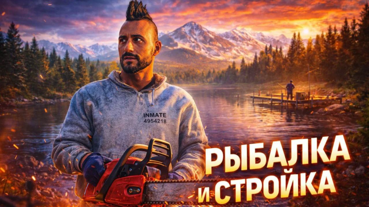 SCUM - #17 БОЛЬШАЯ РЫБАЛКА И СТРОЙКА!