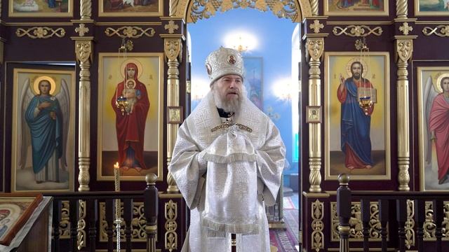 Проповедь митрополита Леонтия  в храме Успения Пресвятой Богородицы села Красный Лог