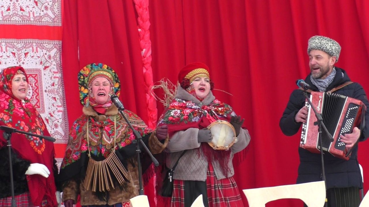 Масленица в парке "Ёлочки". Павловские узоры - "Ой, Машура, ты Машура" (22.02.26)