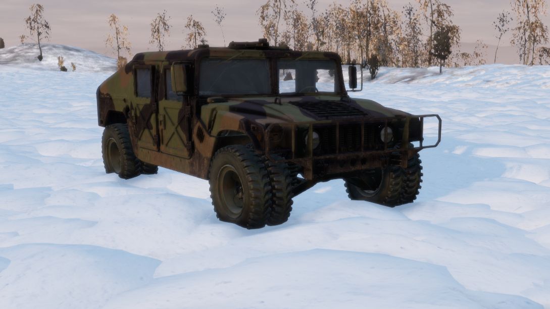 Humvee с колёсами от V3S в DayZ