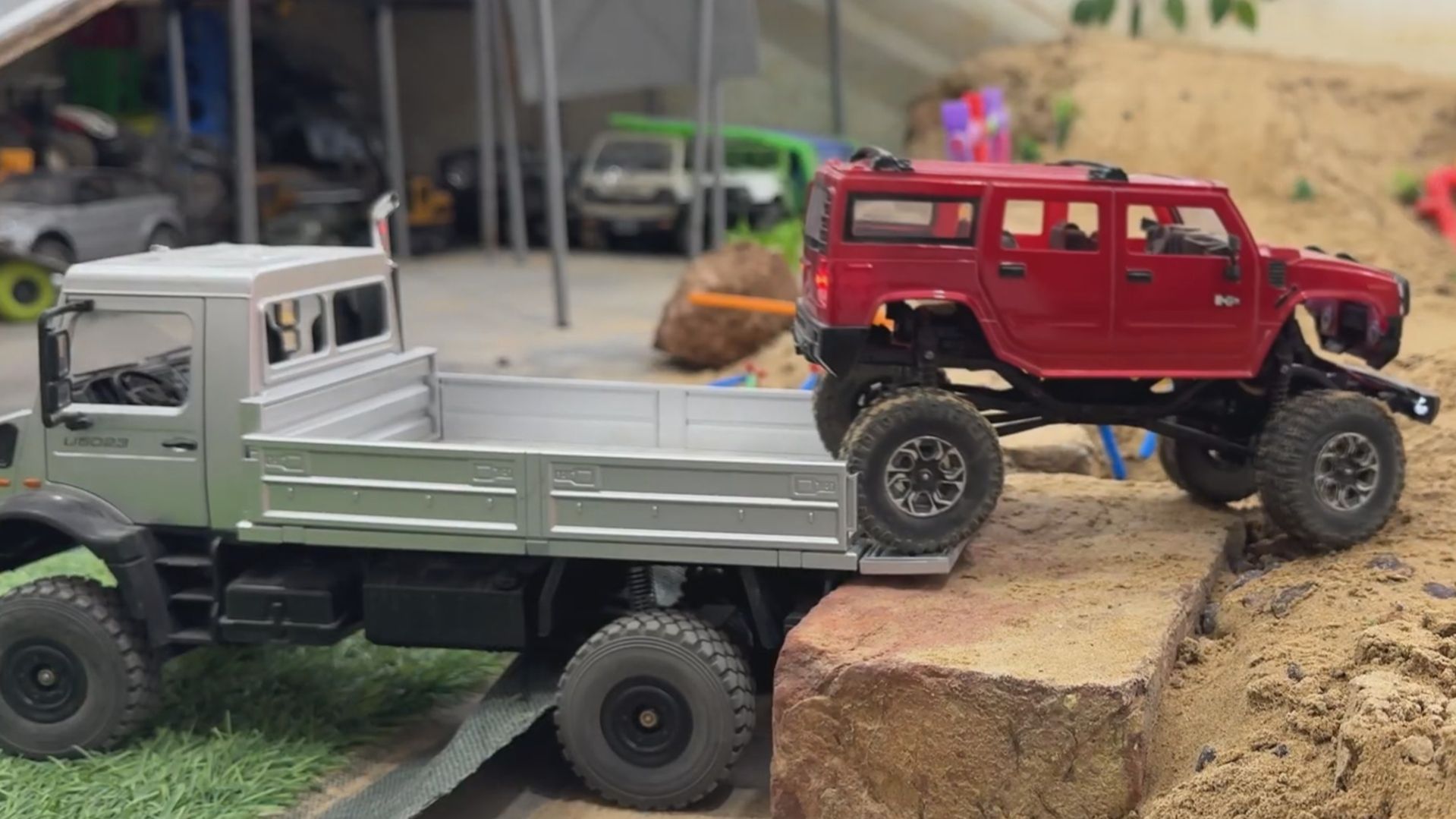 Радиоуправляемые машинки в крутую горку