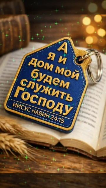 Я и дом мой будем служить Господу!