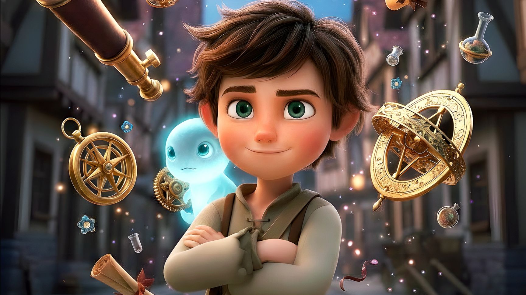 Небесный мальчик_анимационный короткометражный AI-фильм (автор и режиссёр Лия Вит)