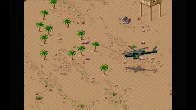 Super Nintendo (Snes) 16-bit Desert Strike Return to the Gulf Stage 1 Прохождение