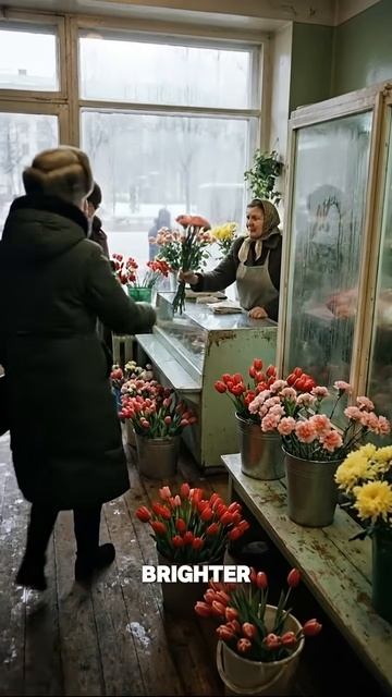 В СССР мужчины чаще дарили цветы женщинам, чем сейчас. Реальная история