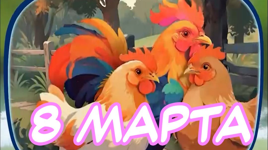 С праздником 8 Марта! 🐻🦌🌲  Мультфильм. Мишкины частушки.