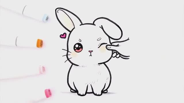Как легко нарисовать МИЛОГО ЗАЙЧИКА 🐰