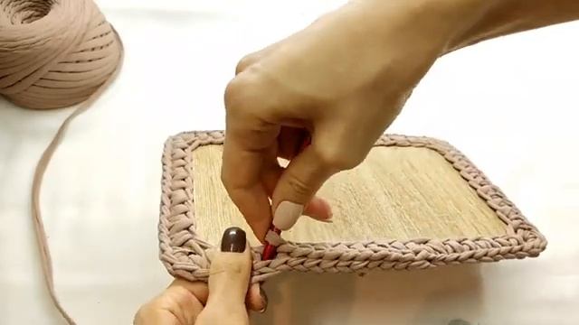 Идеальные углы. Прямоугольная корзина крючком