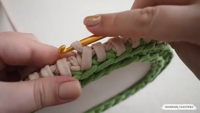 Узор РОТАНГ, быстро и просто_ из трикотажной пряжи.