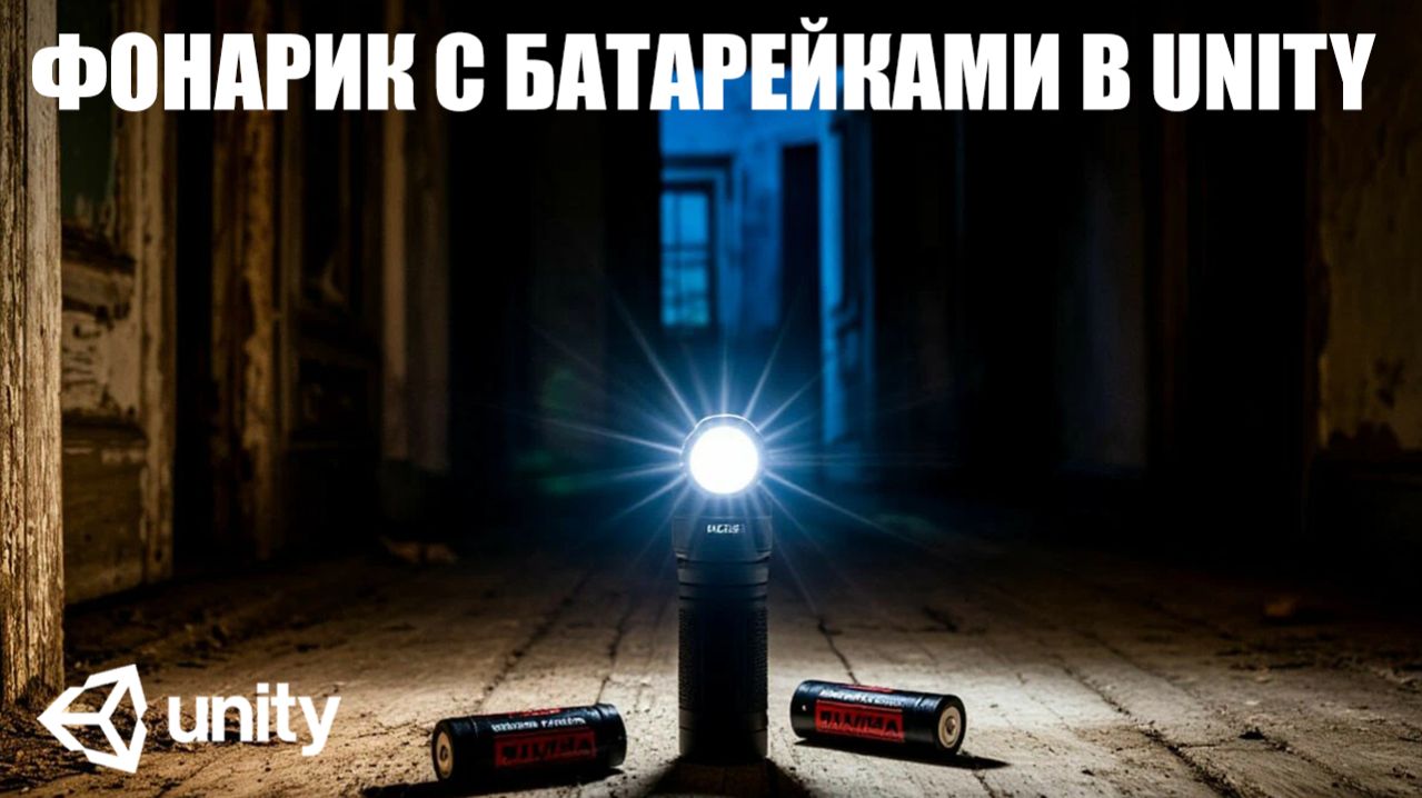 ФОНАРИК В UNITY. FLASHLIGHT. КАК СДЕЛАТЬ ФОНАРИК С БАТАРЕЙКОЙ В UNITY. СОЗДАНИЕ ИГР. КАНАЛ ИГРОСТРОЙ