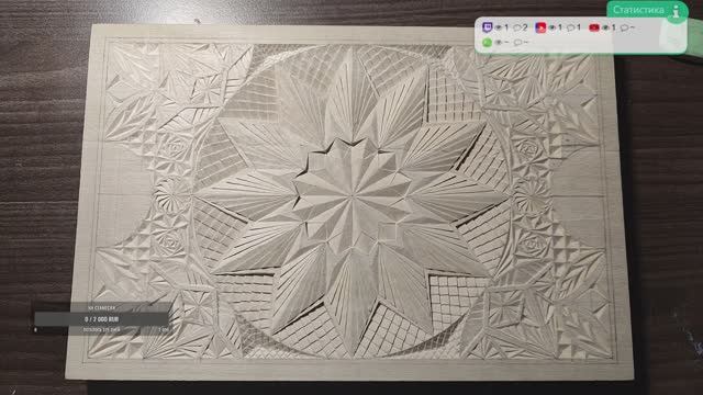 Работа в стиле геометрической резьбы. (10)