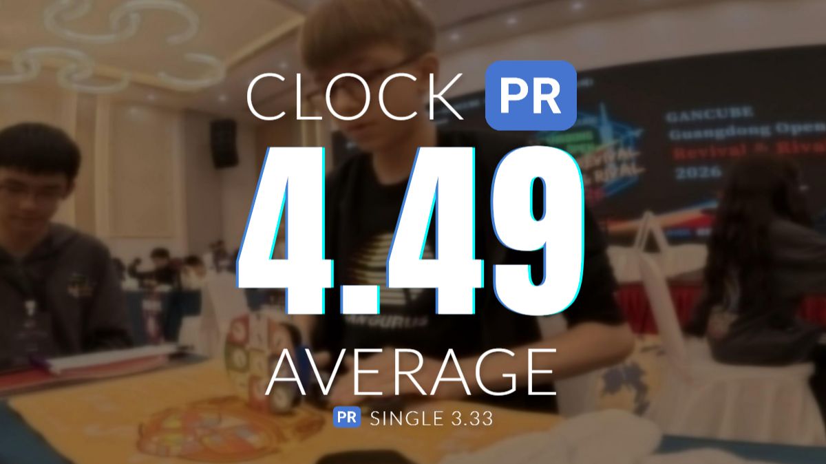 PR [4.49] Clock Average // Guangdong Revival & Rival 2026