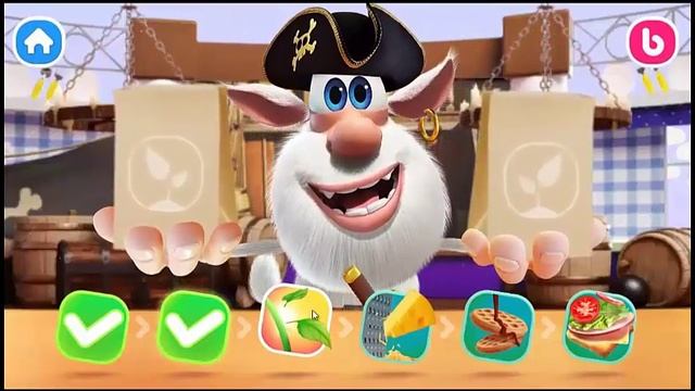 БУБА ДОМОВЁНОК СНОВА ГОТОВИТ ЕДУ  / БУБА ПОВАР / МУЛЬТФИЛЬМ