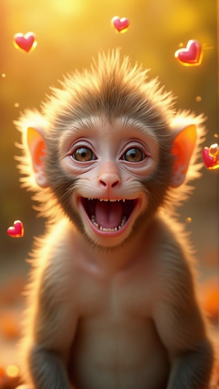 ОБЕЗЬЯНКА ВСЕГДА УЛЫБАЕТСЯ 😍 Синсин — самое милое животное 2026 🐒