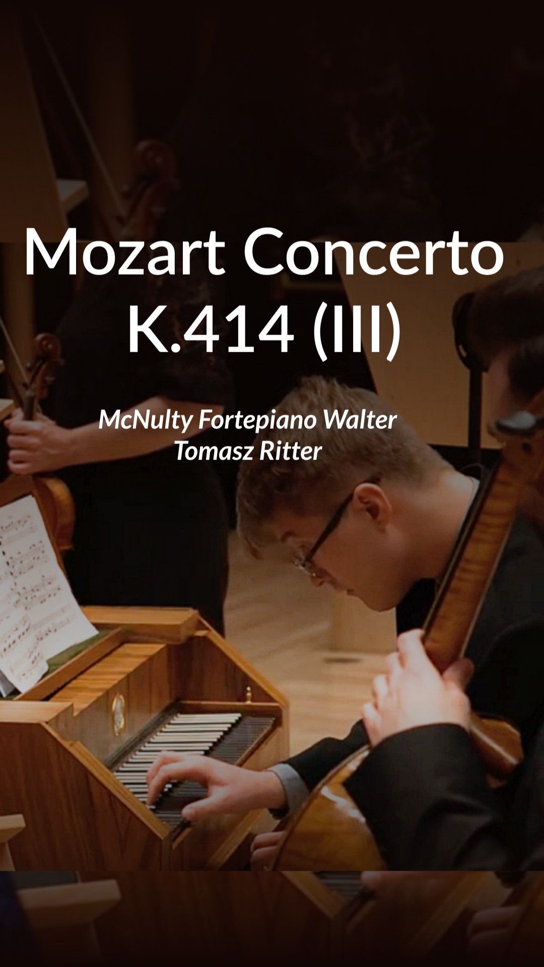 Моцарт Концерт № 12 KV 414, Allegretto (Part 3) | Томаш Риттер на рояле Walter (копия МакНалти)