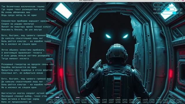 SDL Mixer + FFT. Чужой на корабле (Riffusion AI). Графический движок (Dlang, SDL).