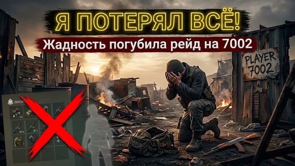 ЖАДНОСТЬ СГУБИЛА! Худший рейд базы Player 7002 в LDOE 🐿️
