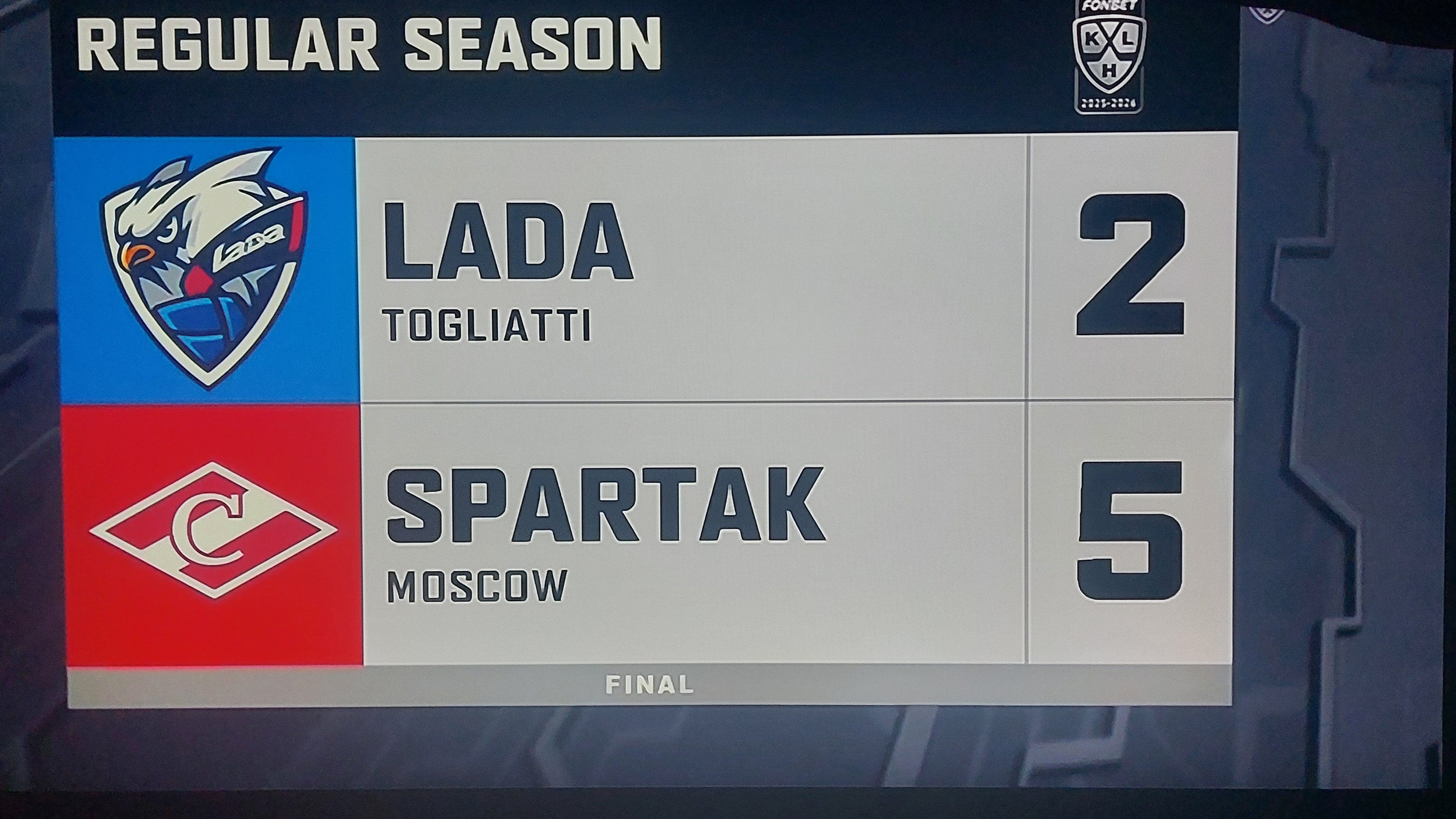 Обзор матча Фонбет КХЛ ЛАДА- СПАРТАК