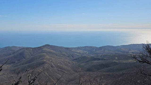 Виды на горы, море с "Коровьей тропы" (Демерджи, идём на водопад Джурла) - 1