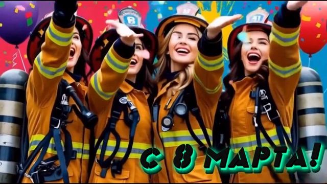 Милые дамы, с 8 Марта!