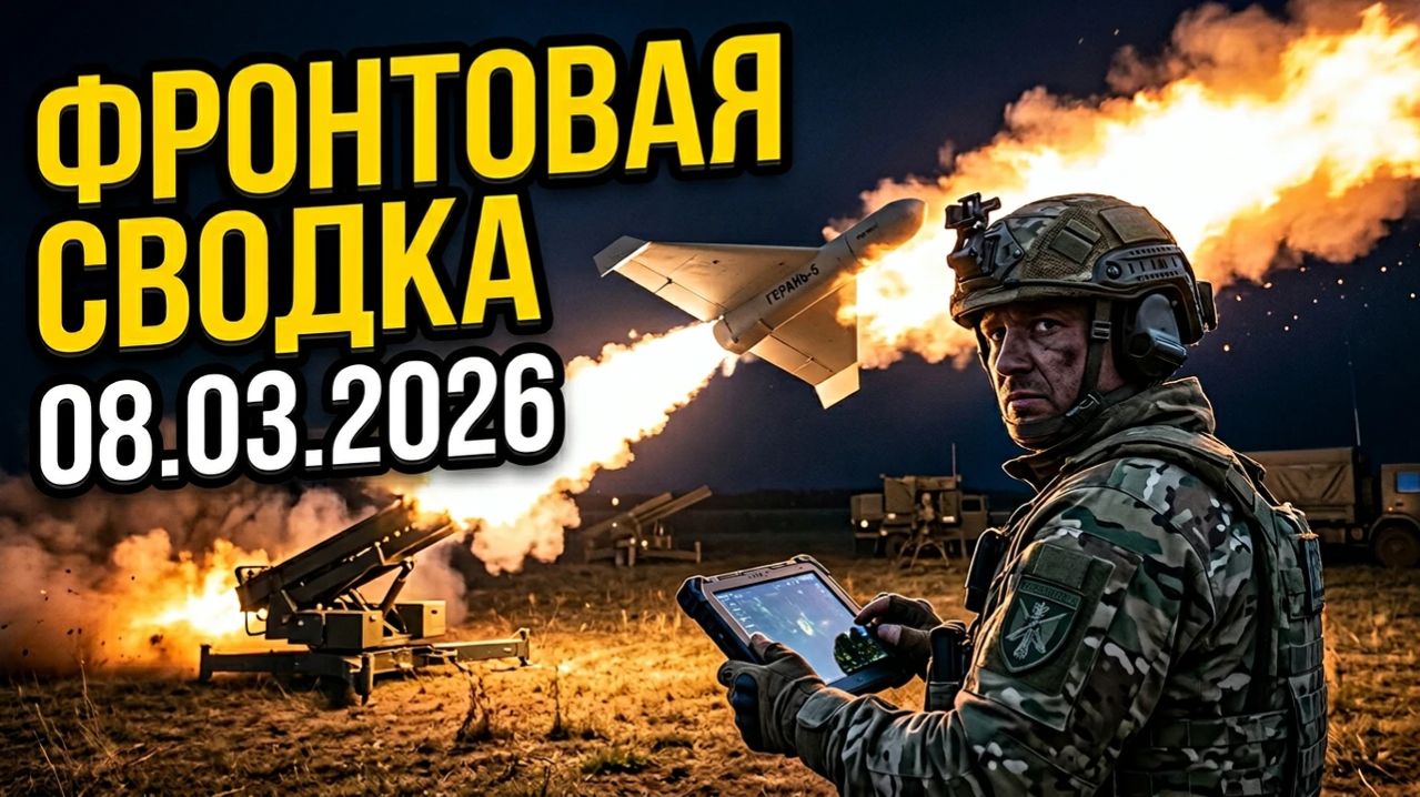 Сводка СВО 08.03.2026: Гнев «Герани» и кризис связи 🚀💥