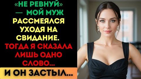 «Не ревнуй», — смеялся муж, идя на свидание. Я сказала одно слово, и он застыл |Аудиорассказы